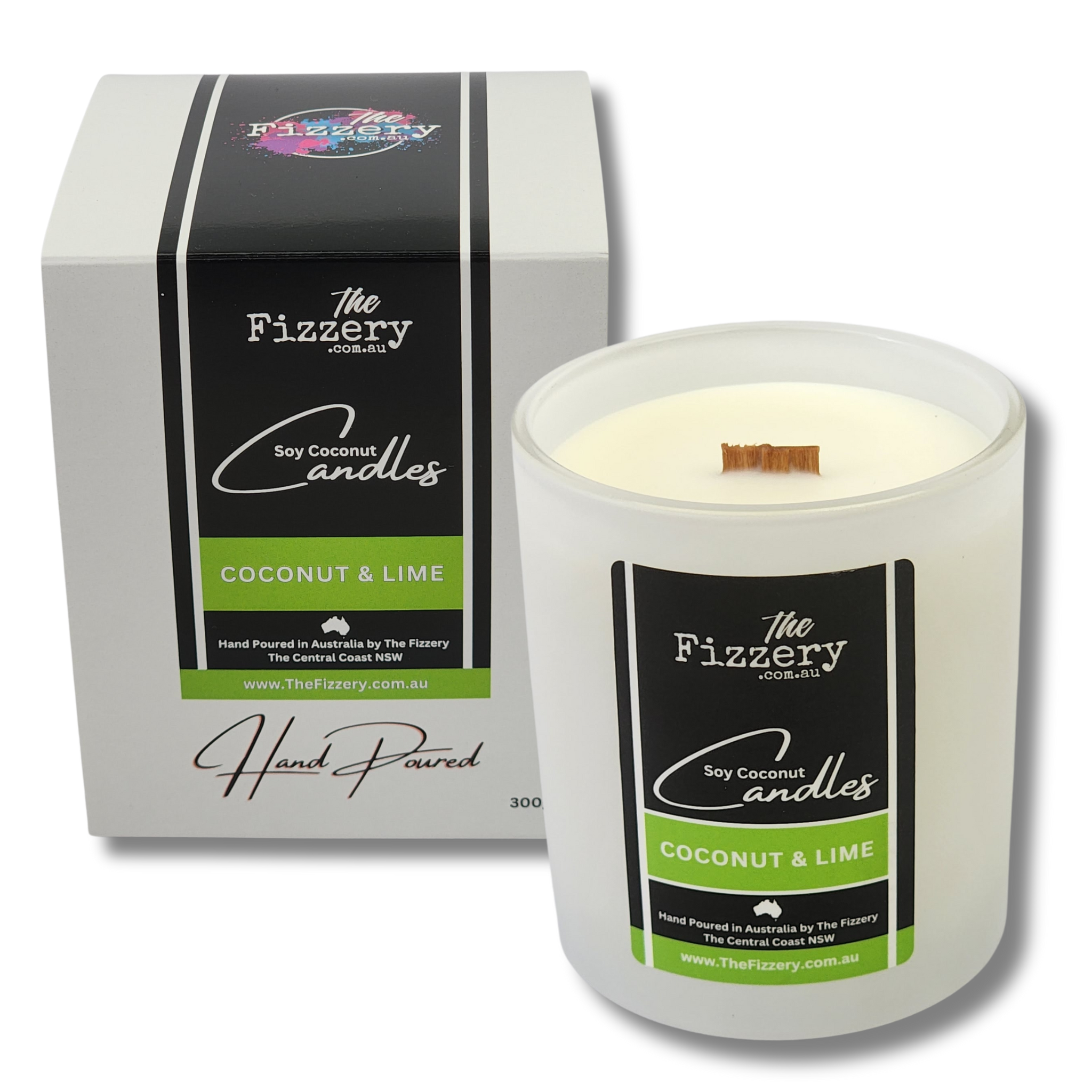 Coconut And Lime - Soy Coconut Candle – The Fizzery