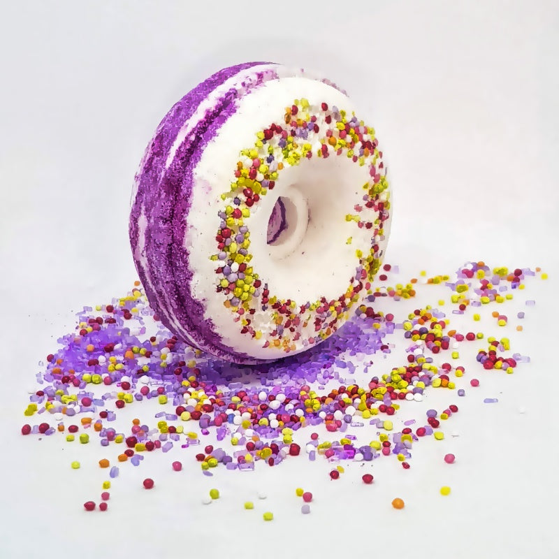Black Raspberry Vanilla Bath Bomb Donut – The Fizzery